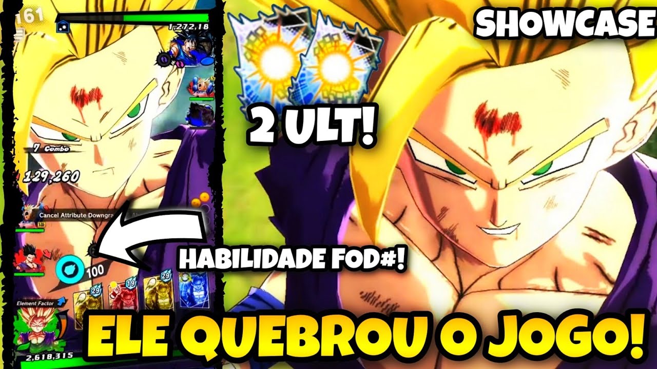 O Novo Top 1 Do Jogo Showcase Gohan Ultra No Dragon Ball Legends Youtube