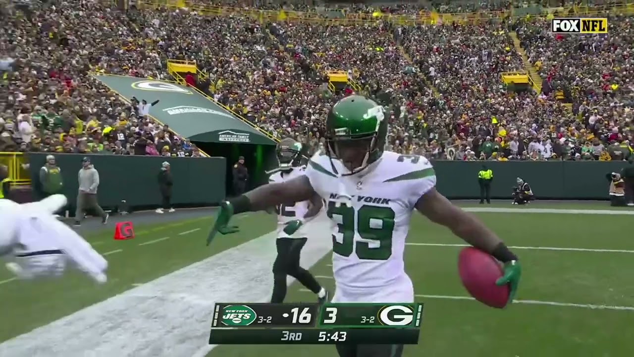 Jets Punt Block Touchdown - YouTube