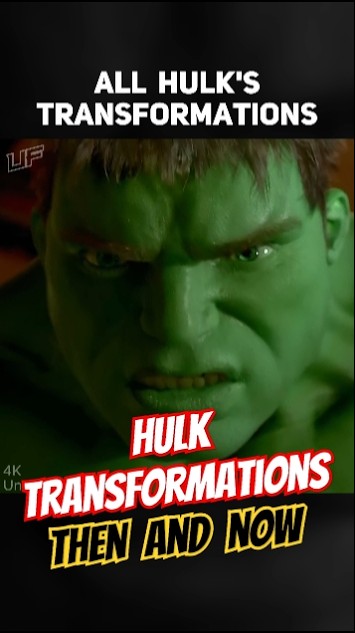 All Hulk's Transformations 2025 Then and Now #shorts #marvel #hulk # ...