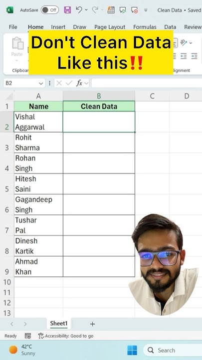 Dont Clean Data In Excel‼️instead Use Superb Excel Tricks Exceltips Exceltricks Ytshorts