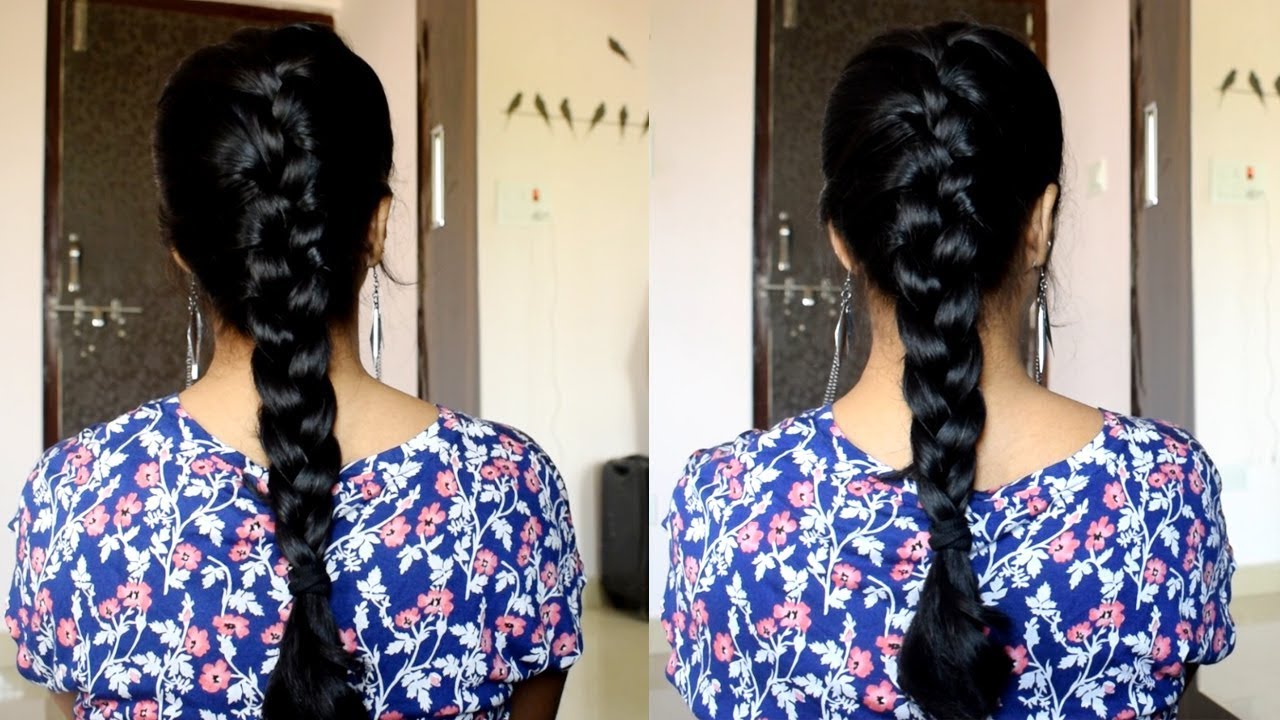 How to do a Basic French Braid by YOURSELF | Niya Kumar - YouTube
