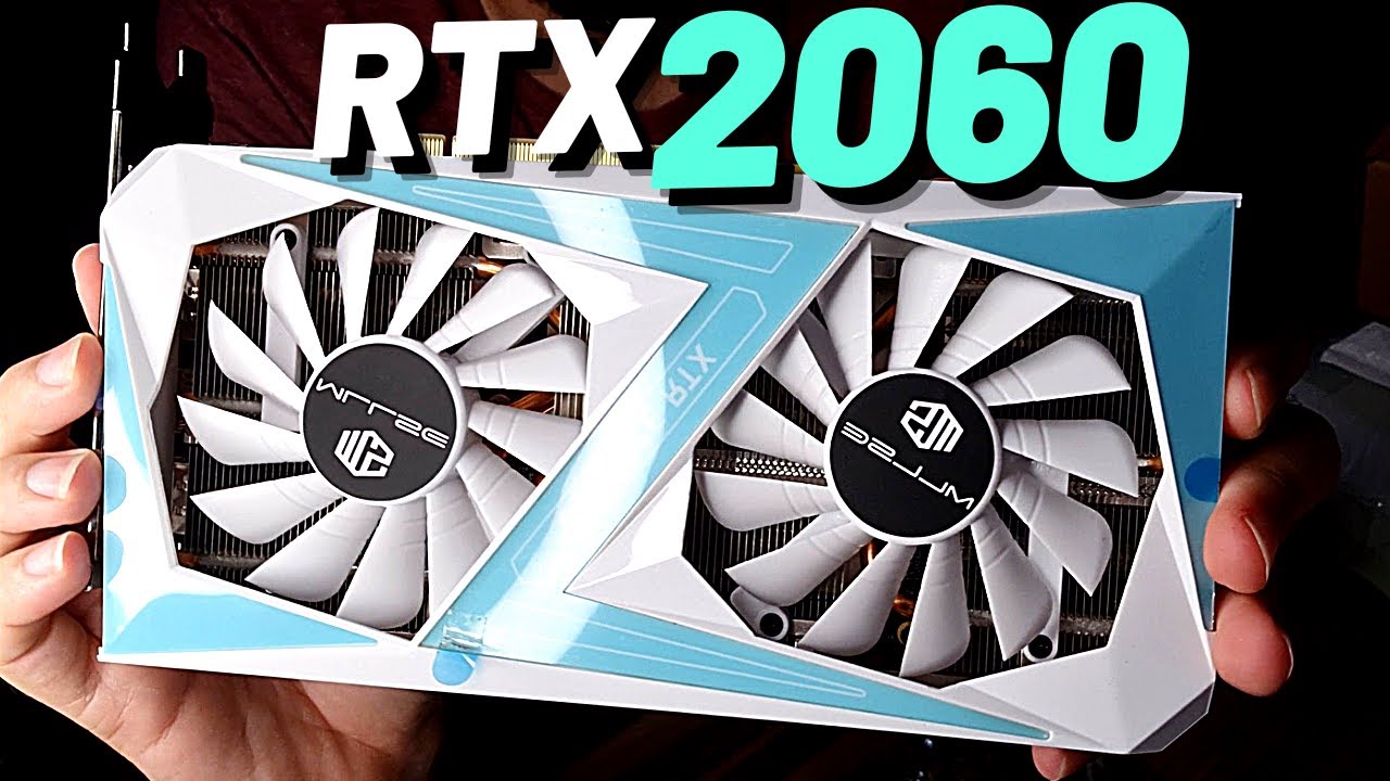 ESSA É A PLACA DE VIDEO MAIS LINDA E NOVA DO ALIEXPRESS RTX 2060 6GB BRANCA MLLSE ! - YouTube