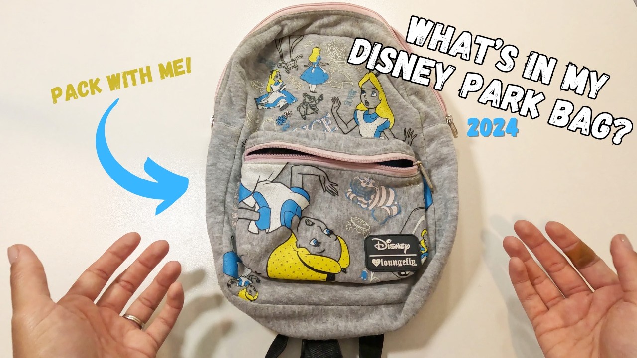 What's in My Disney World Park Bag? Disney Essentials 2024, My Theme ...