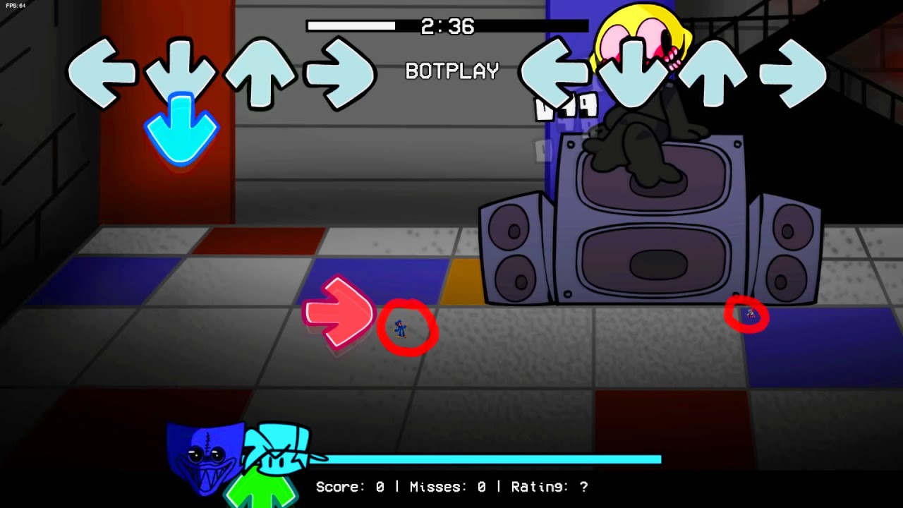 FNF Vs Huggy Wuggy but Mini huggy [REMAKE] FULL HORROR GAME [HARD ...