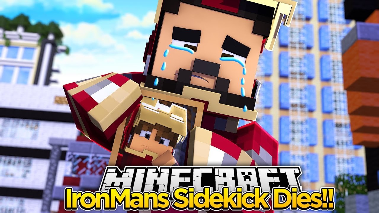 Minecraft Adventure - IRONMANS SIDEKICK DIES!! - YouTube