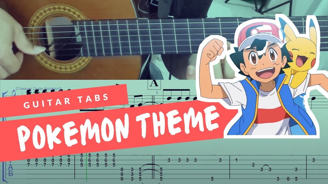 GUITAR TABS! Pokemon Theme - YouTube