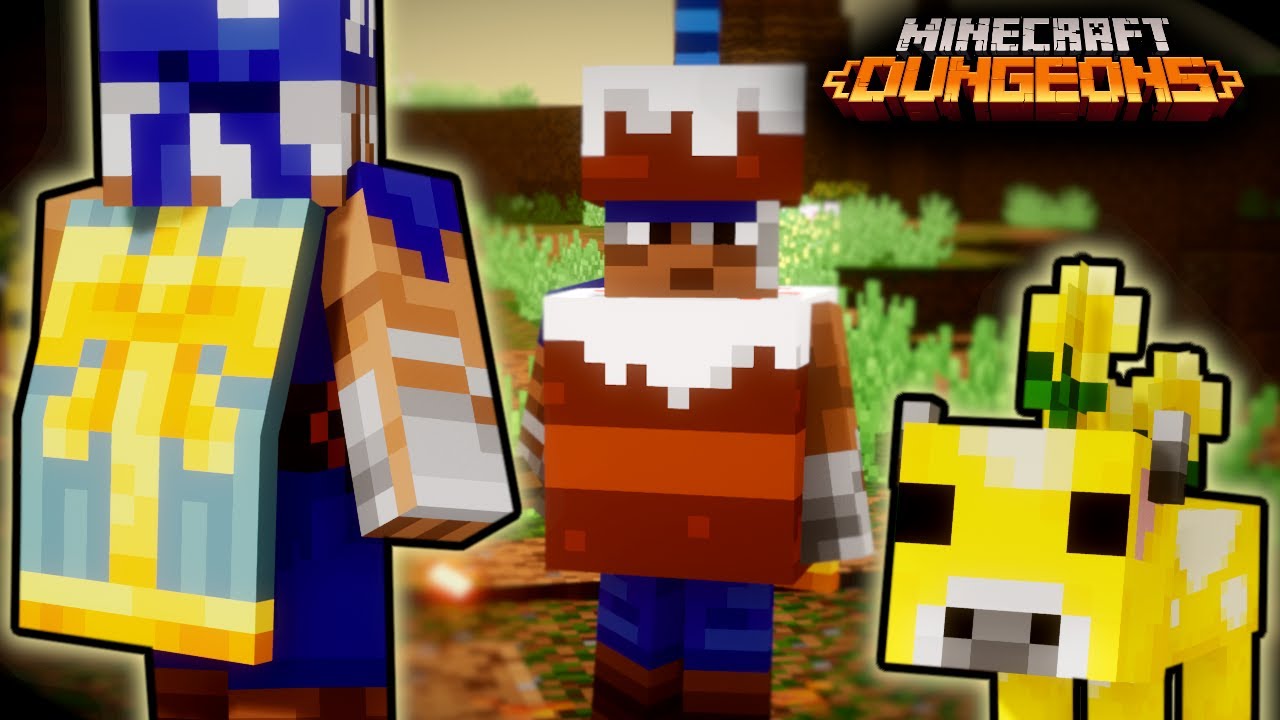 Darmowa peleryna i Moobloom - Drugie urodziny Minecraft Dungeons! - YouTube