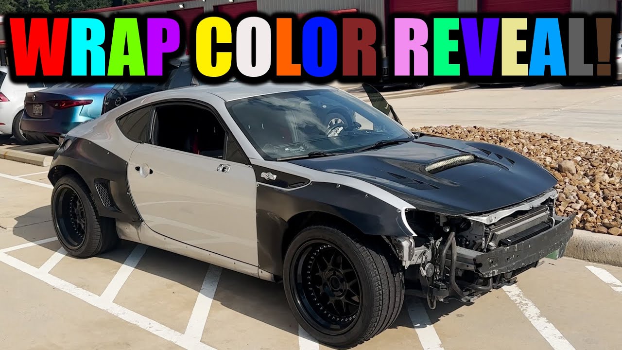 WRAP COLOR REVEAL FOR MY FRS REBUILD!! - YouTube