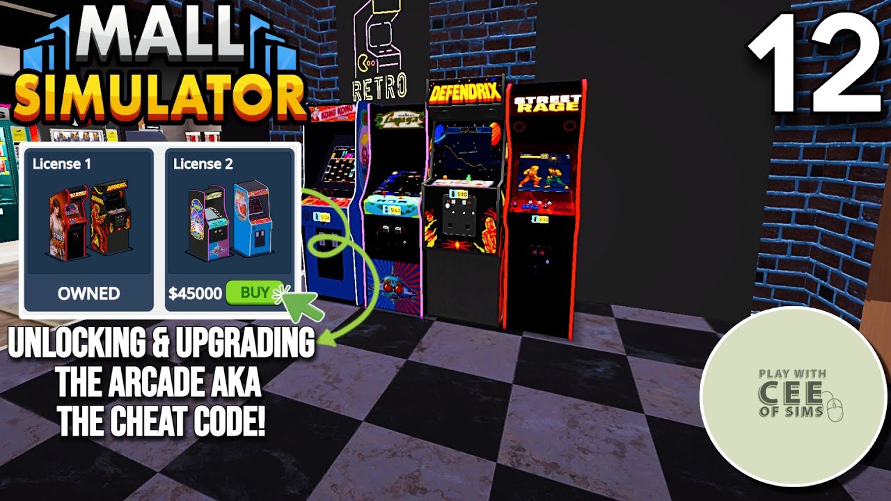 Opening The Arcade Aka The CHEAT CODE For Making Money! | Let's Play ...