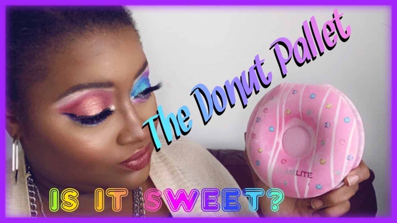 FULL REVIEW!! Donut Pallet by Glam Lite - YouTube