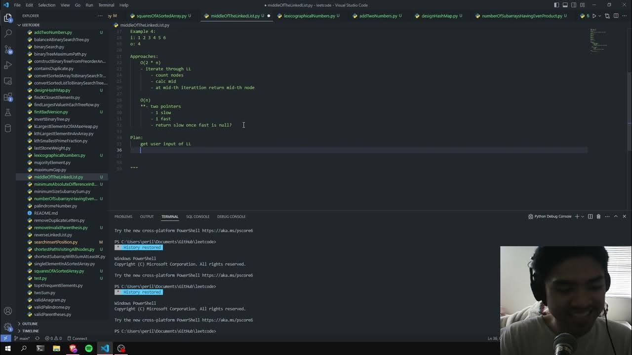 876. Middle of the Linked List | LeetCode Solution Process - YouTube
