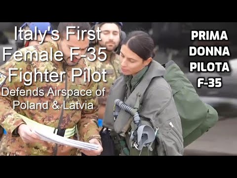 Donna pilota F-35, Capitano Giulia [Female F-35 Fighter Pilot Defends ...