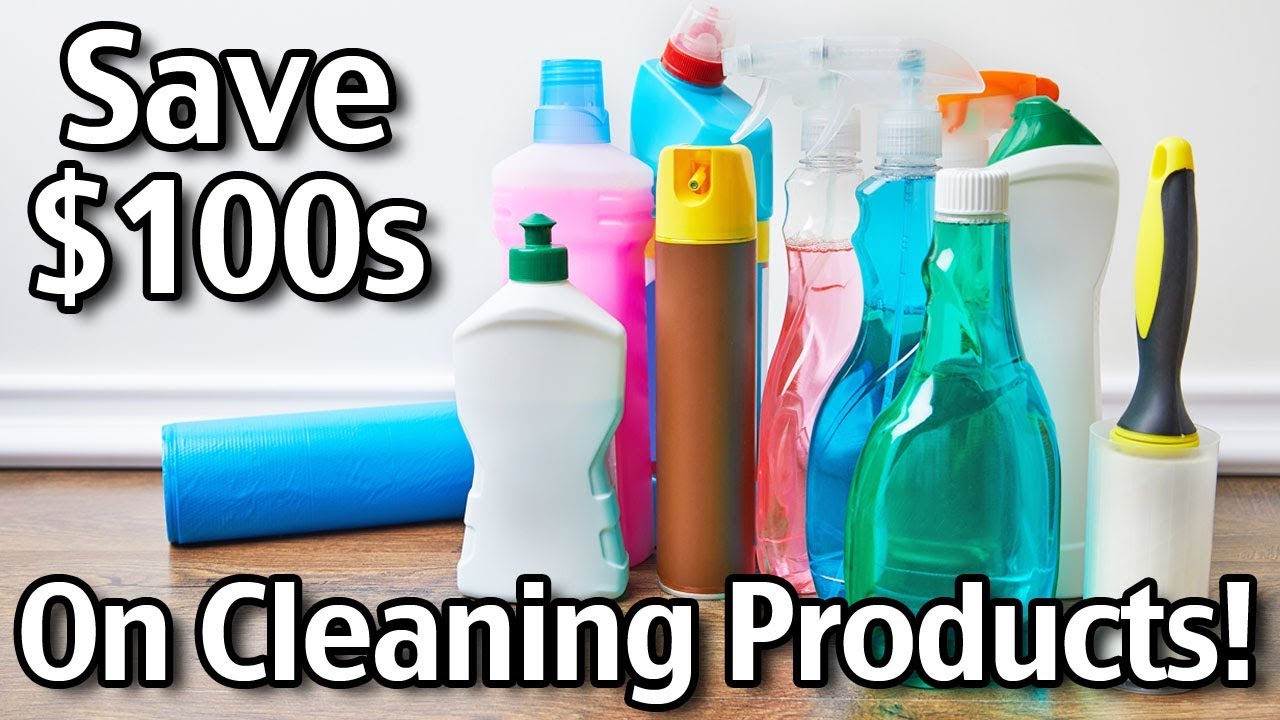 Save Money On Household Cleaning Products! - YouTube