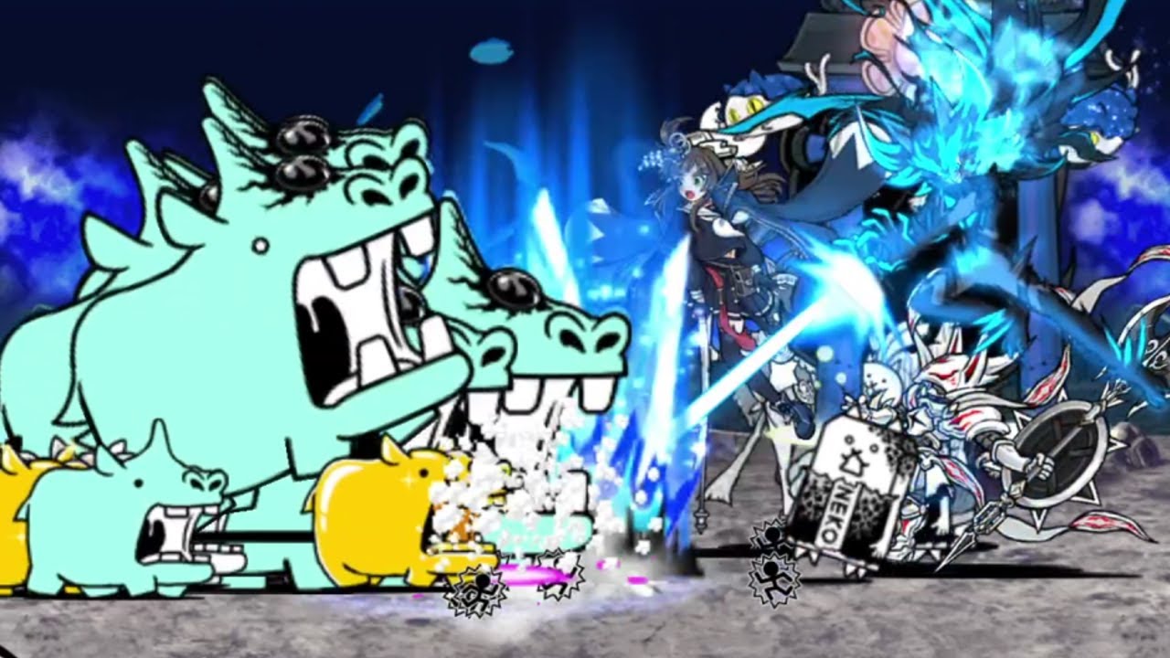 the battle cats spam all Hippo - YouTube