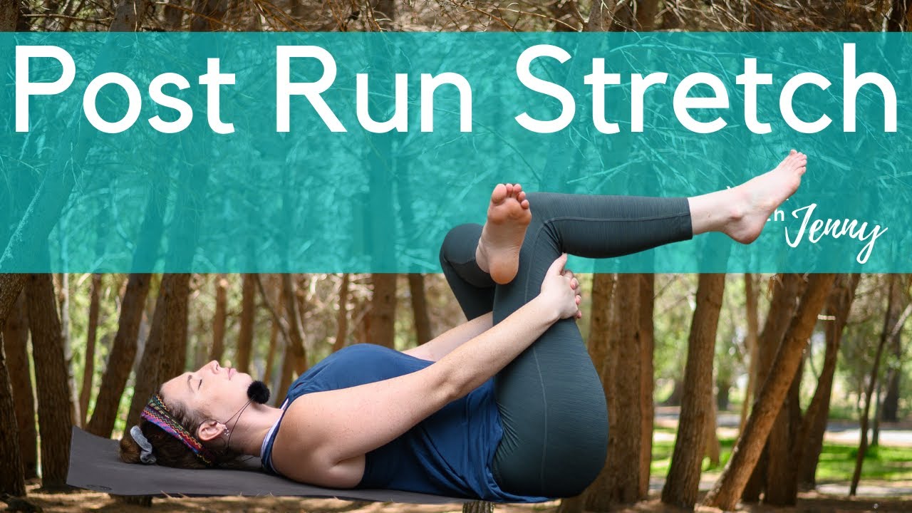 After Run Stretches | Runners Yoga | Yoga with Jenny - YouTube