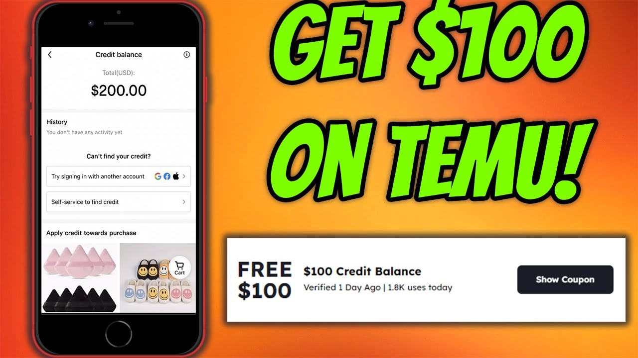 Temu Coupon Code - How to Get $100 on Temu Promo Code for Existing ...