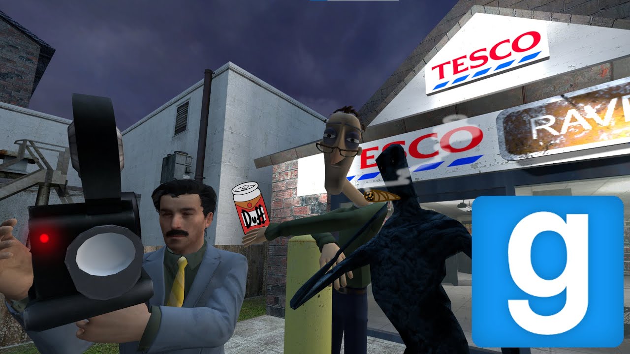 LOITERING AT THE GMOD GROCERY STORE - YouTube