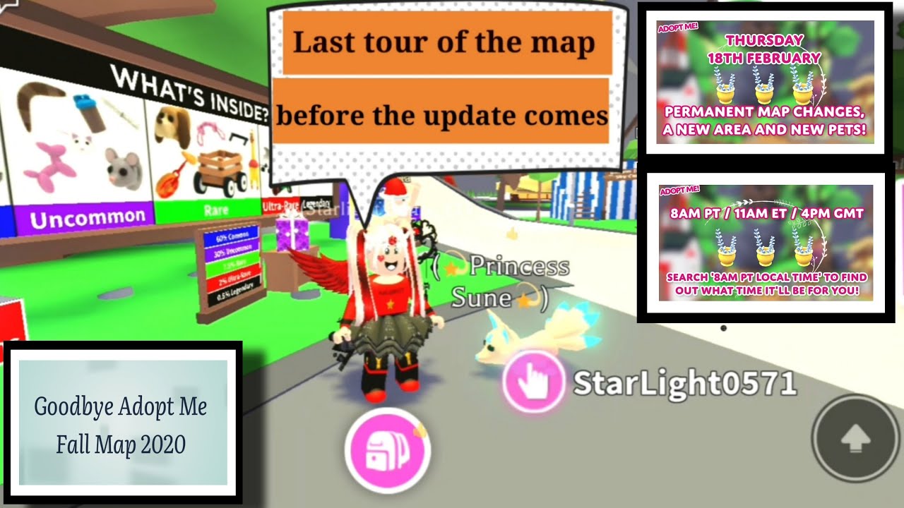 Goodbye Adopt Me Fall Map 2020 + Last Tour of the Map before Spring Map ...