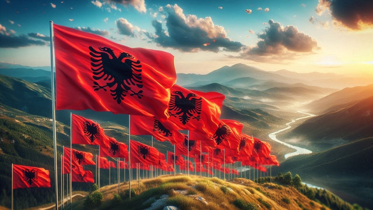 National Anthem of Albania | Hymni i Flamurit | Aleksander Stavre ...