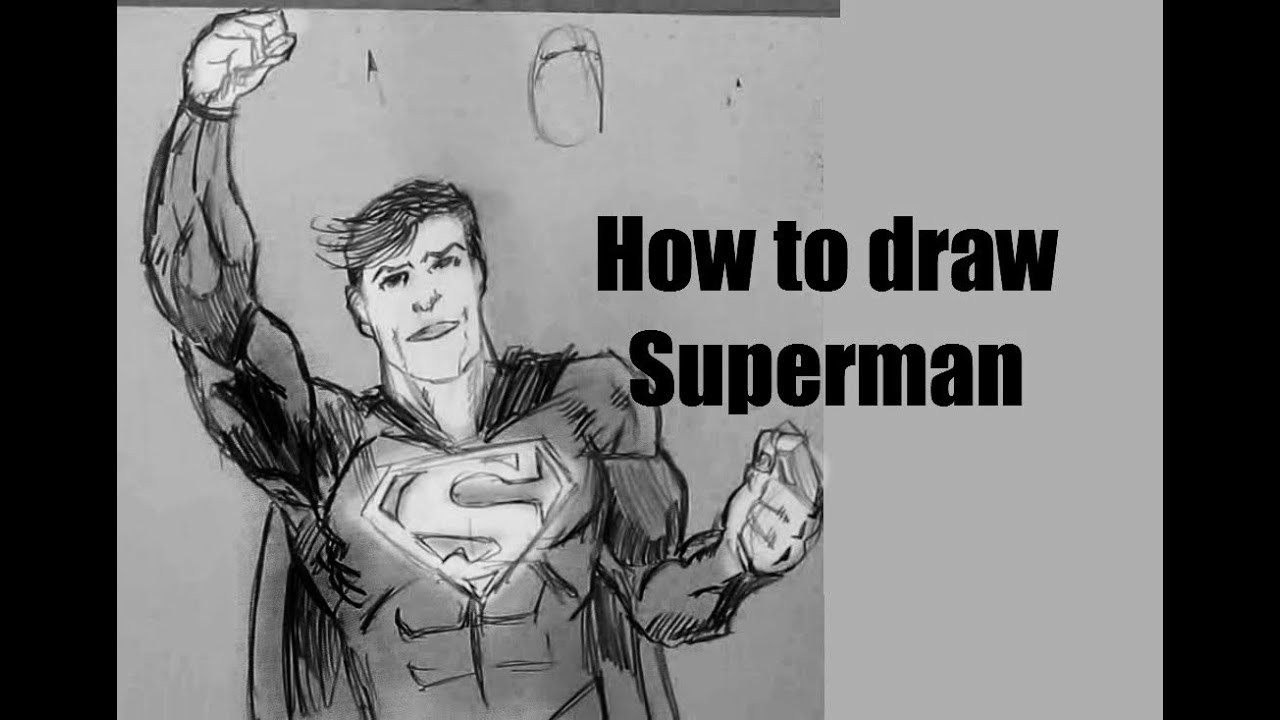 Ep. 9 HOW TO DRAW SUPERMAN PART 2 of 2 - YouTube