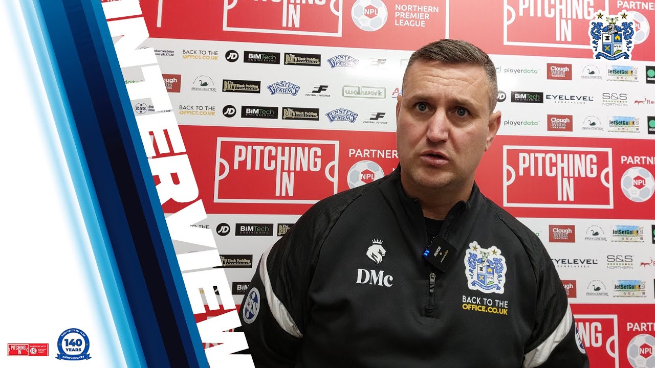 Dave McNabb - Lower Breck (H) | Post Match Interview | Bury FC - YouTube