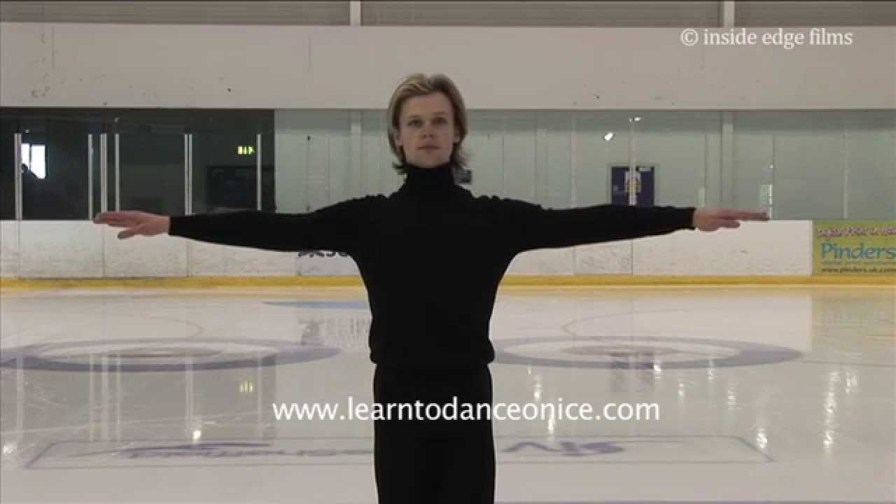 Ice Skating Basics Posture and Skating Forwards - YouTube