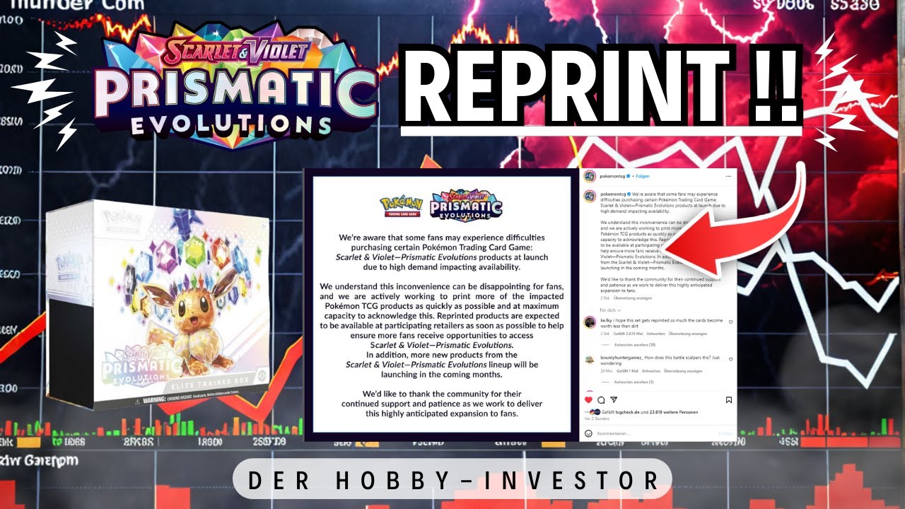 Pokemon Investment | PRISMATISCHE ENTWICKLUNGEN - REPRINT ANKÜNDIGUNG ...