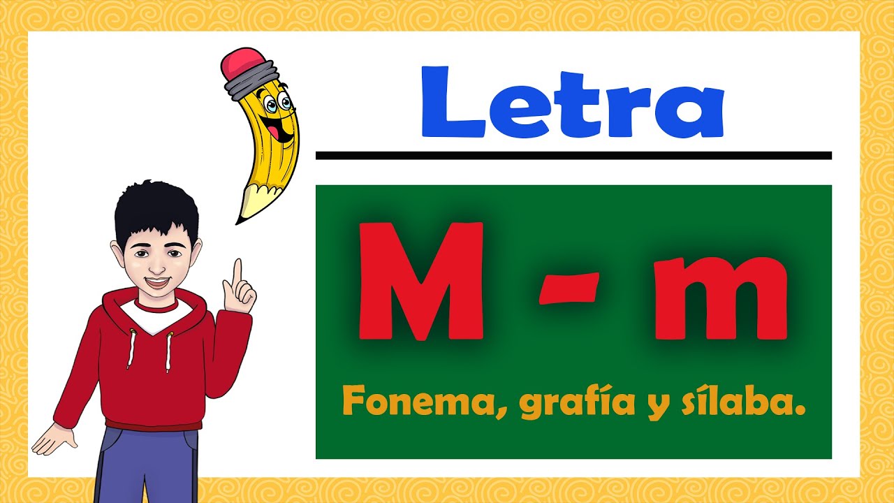 LETRA M. APRENDE LA LETRA M. FACIL Y DIVERTIDO - YouTube