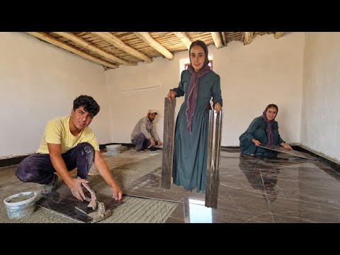 Amazing Home Interior with Beautiful Tilework & Elegant Cornice Details | hossin & Fershte