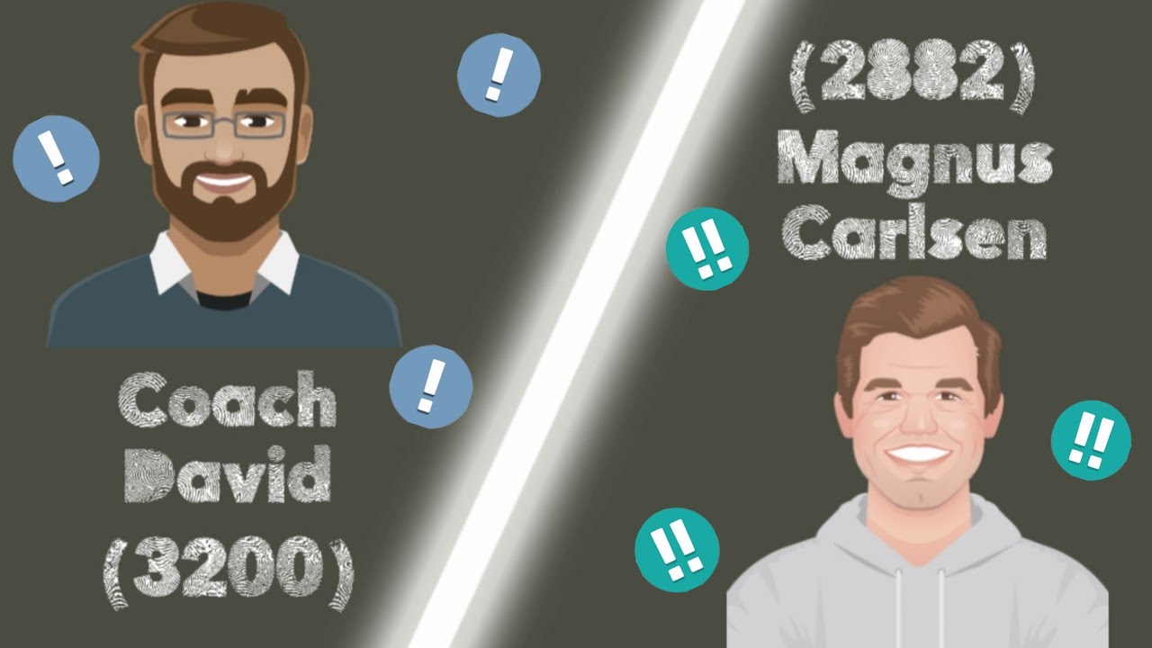 SECRET STRATEGY! 🤫 The Coach David Vs The Magnus Carlsen (The Perfect ...