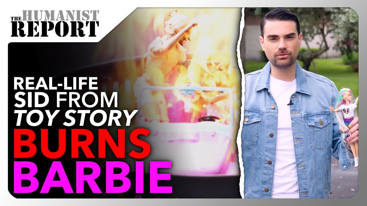 39-Year-Old Ben Shapiro Sets Barbie Dolls on Fire to Protest “Woke ...