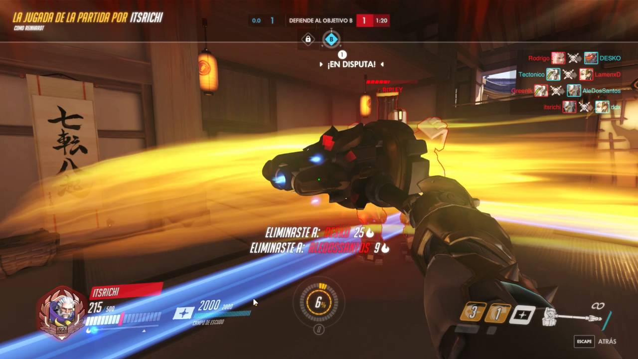 POTG Reinhardt - la ira del marteyo - YouTube