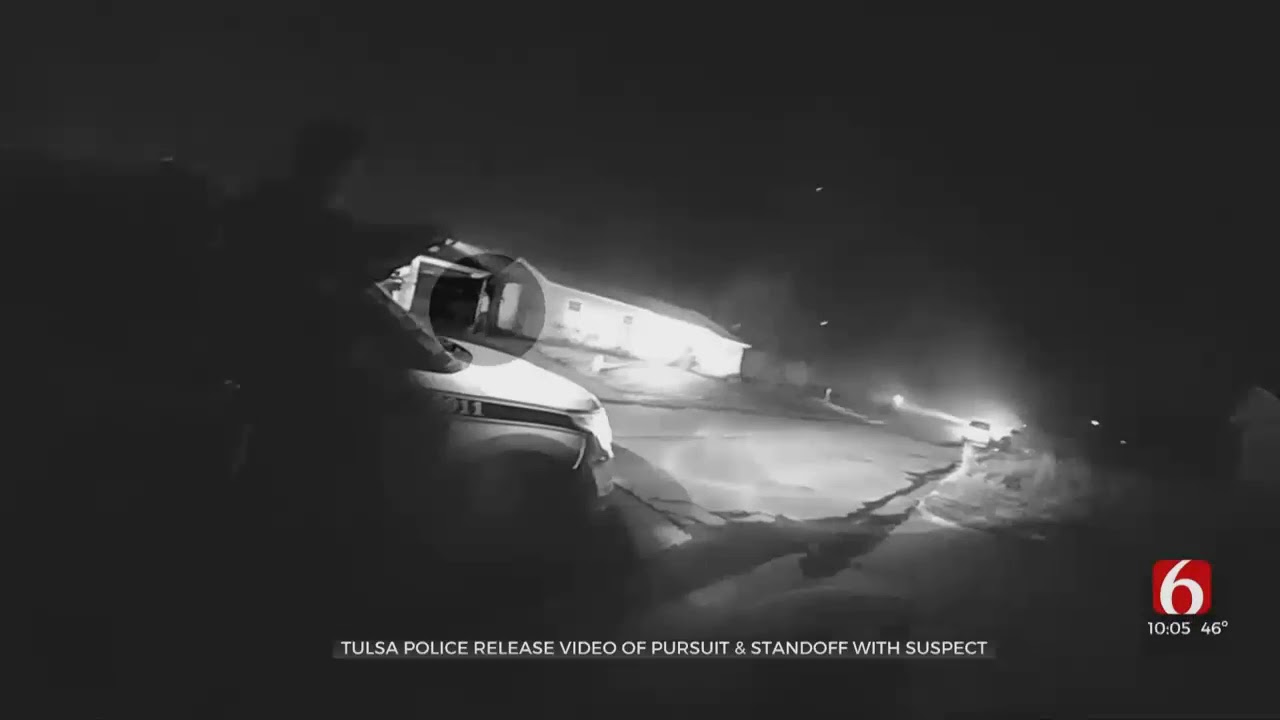 Tulsa Police Release Helicopter Footage Of Chase That Turns Into ...