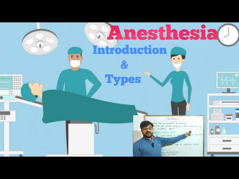Anesthesia Introduction & Types! Part-1 - YouTube