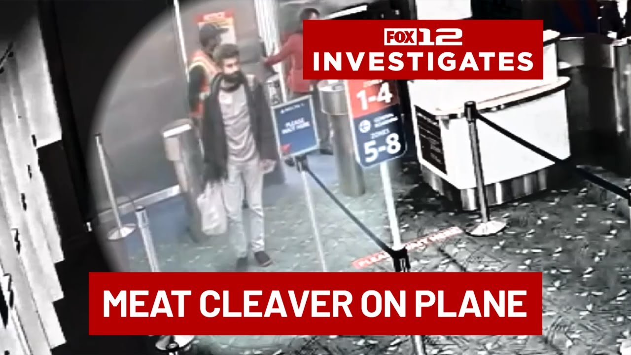 New video sheds light on meat cleaver incident at PDX, as union points ...