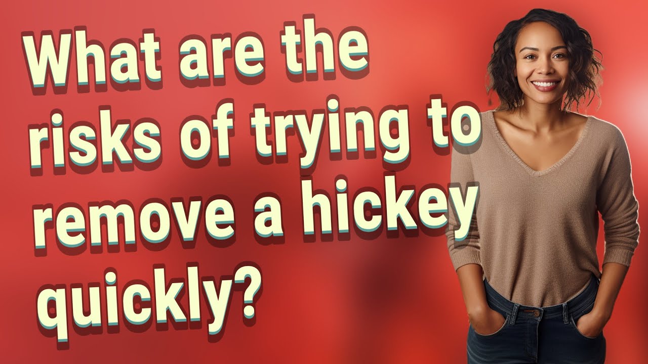 What are the risks of trying to remove a hickey quickly? - YouTube