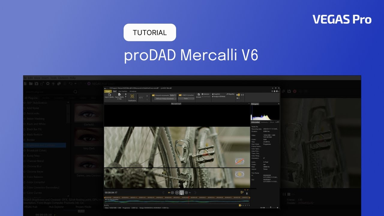proDAD Mercalli V6 x VEGAS Pro 21 | Step-by-step guide for video stabilization - YouTube