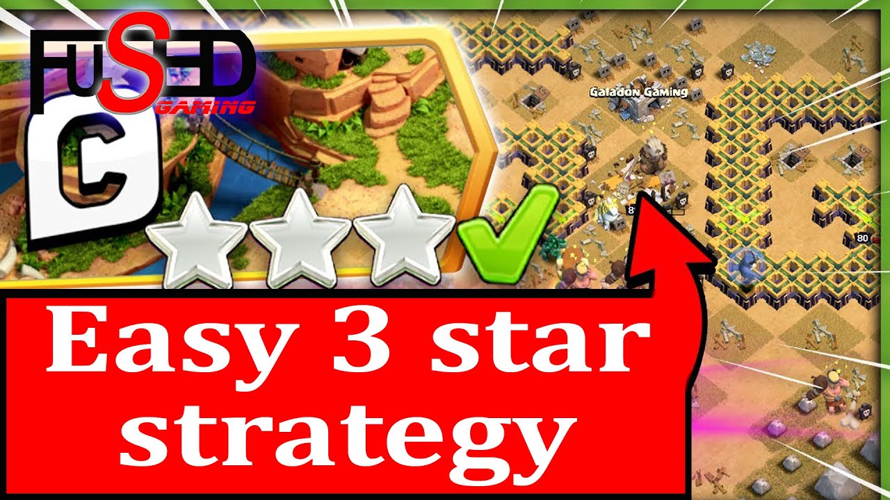 Easily 3 Star | Galadon's Golem Gauntlet Challenge | Clash of Clans ...