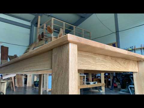Building a Minimalist White Oak Table | Modern Woodworking DIY