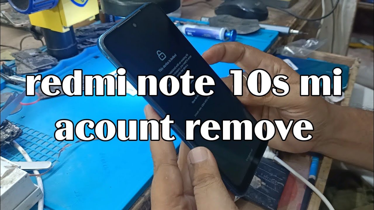 redmi note 10s mi account remove by unlocktool - YouTube