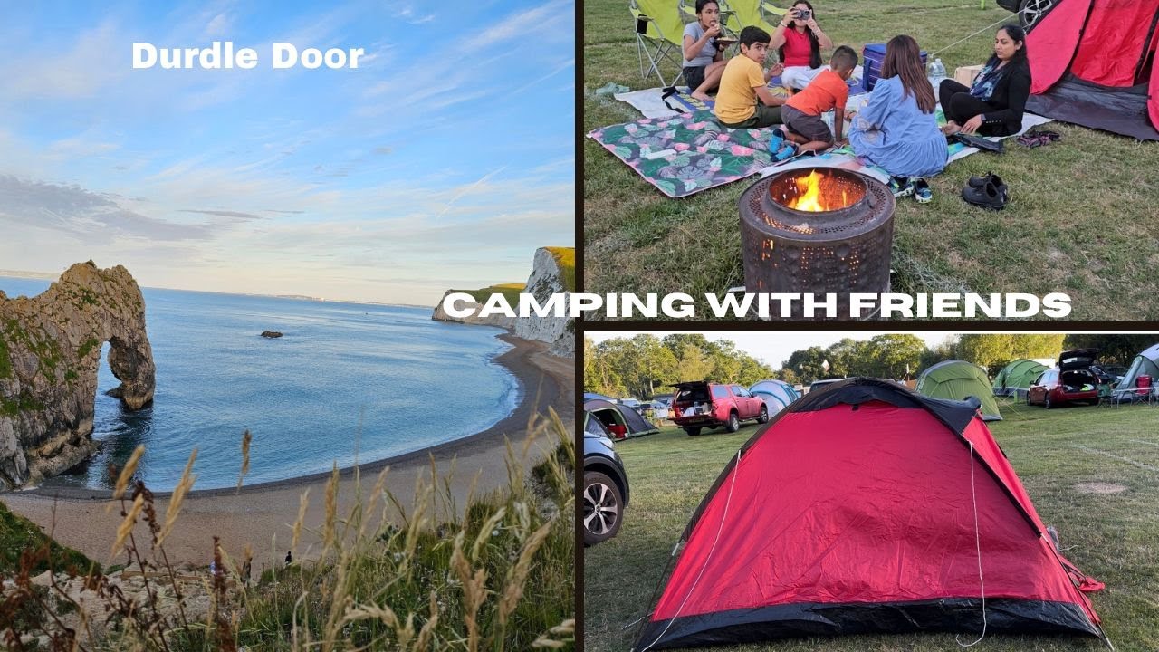 Durdle Door Visit & Camping with Friends - Part 2 - YouTube