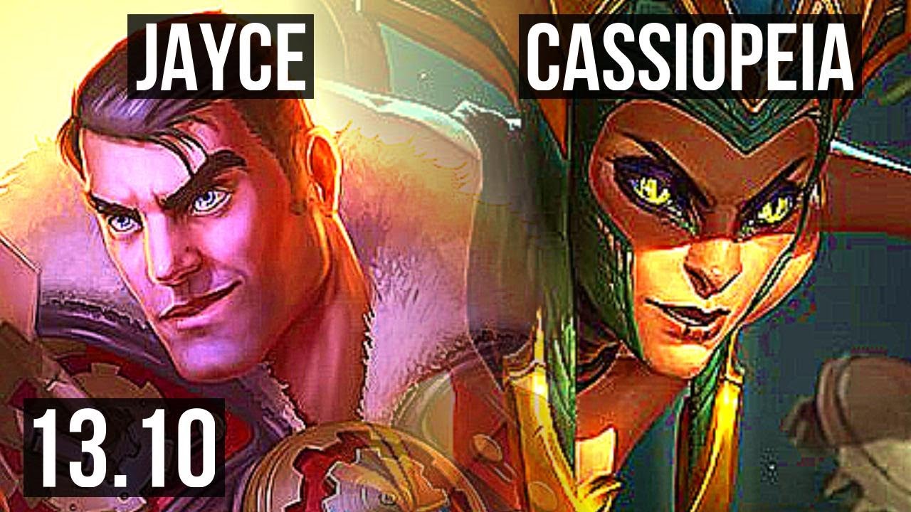 JAYCE vs CASSIO (MID) | 2.2M mastery, Legendary, 16/3/10 | KR Diamond ...