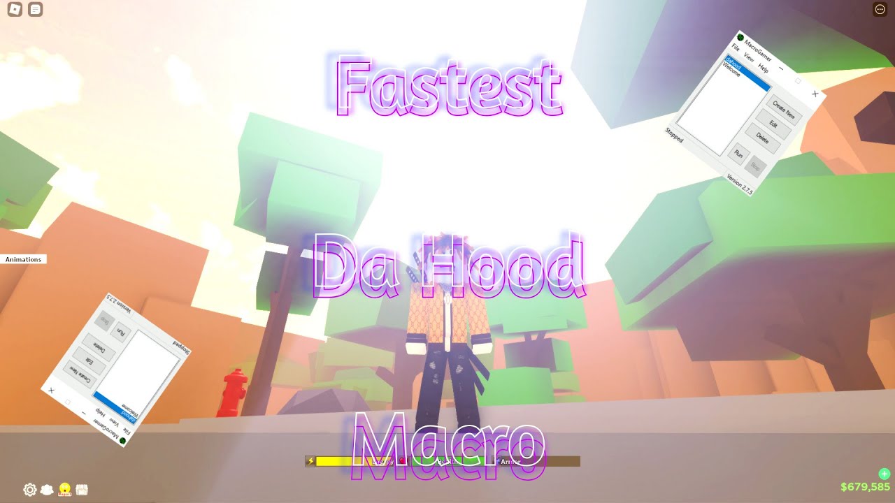 *FASTEST* BEST DA HOOD MACRO | Tutorial 2023 - YouTube