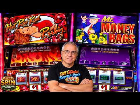 Let's Try 3‑Reel RED SCREENS — HOT RED RED RUBY & Mr. MONEY BAGS at River Spirit Casino!
