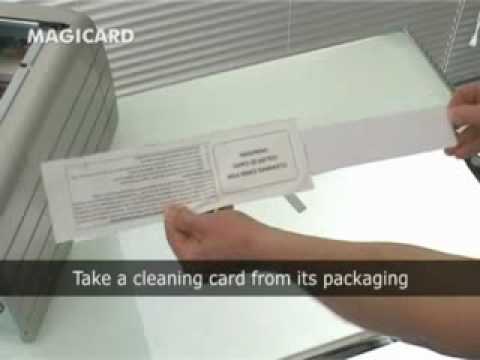 Magicard Rio ID Card Printer - Cleaning the rollers - YouTube