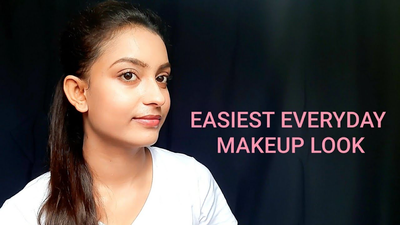 Simple Everyday No Foundation Makeup Look | No Makeup Makeup Look - YouTube