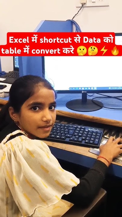 Excel में shortcut से Data को table में convert करे 🤔🤫🔥#excel #viral #exceltips #msword # ...