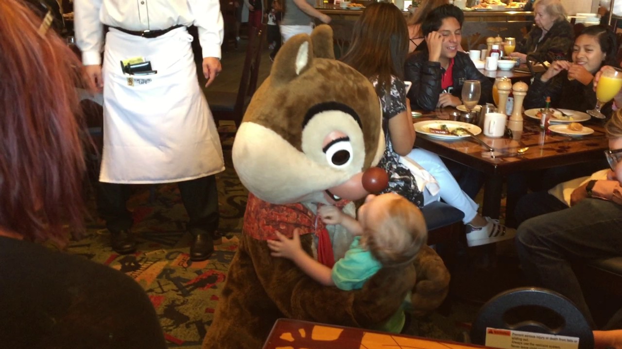 Disney's Grand Californian 2017 - FIRST TIME - Chip N' Dale's Character ...