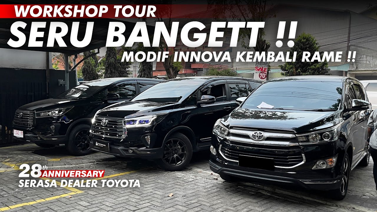 DETAIL PARTS MODIF INNOVA REBORN !!! BISA DIAPAIN AJA? - YouTube