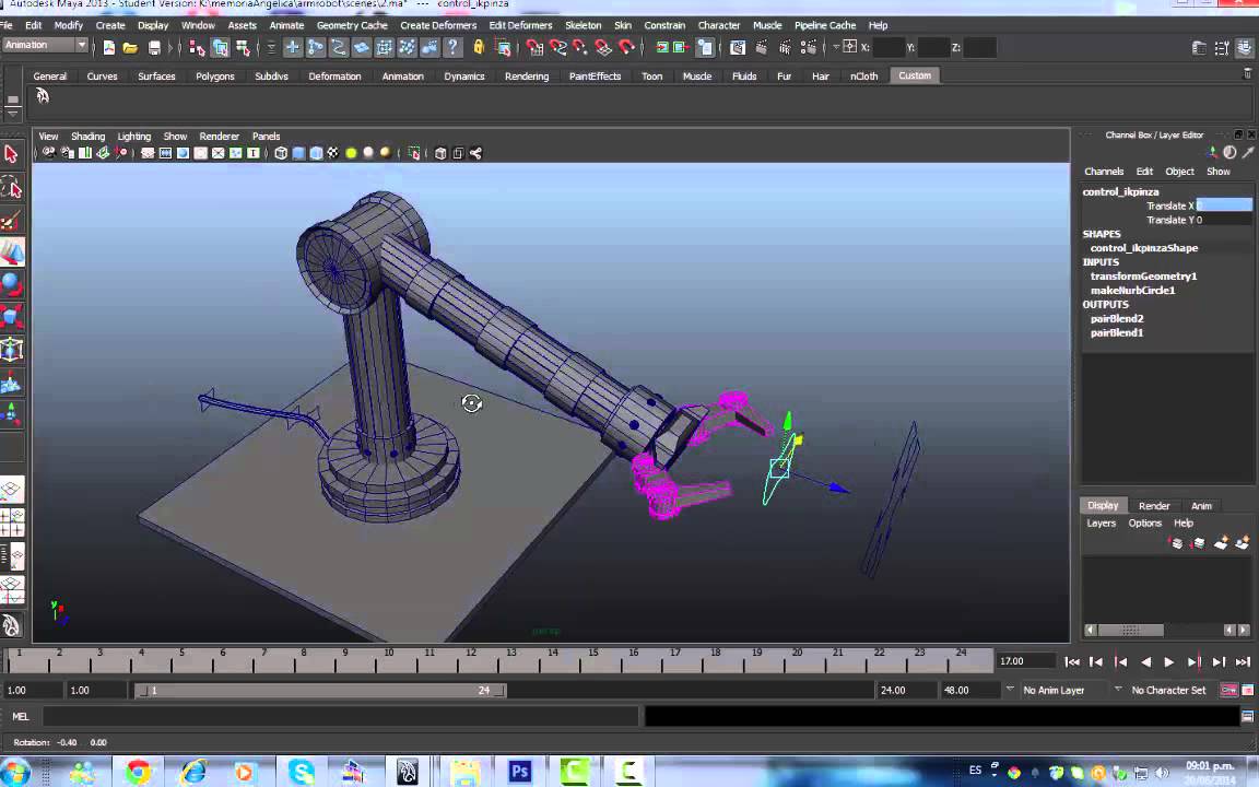 Rig Robot arm - YouTube